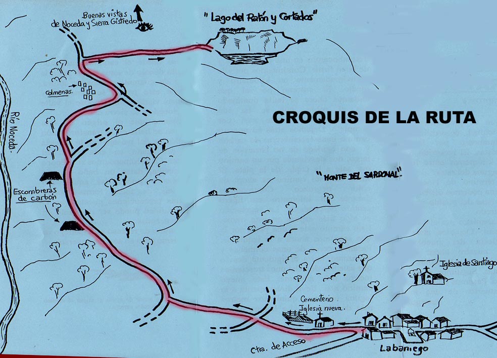 CROQUIS DE LA RUTA | LABANIEGO RURAL